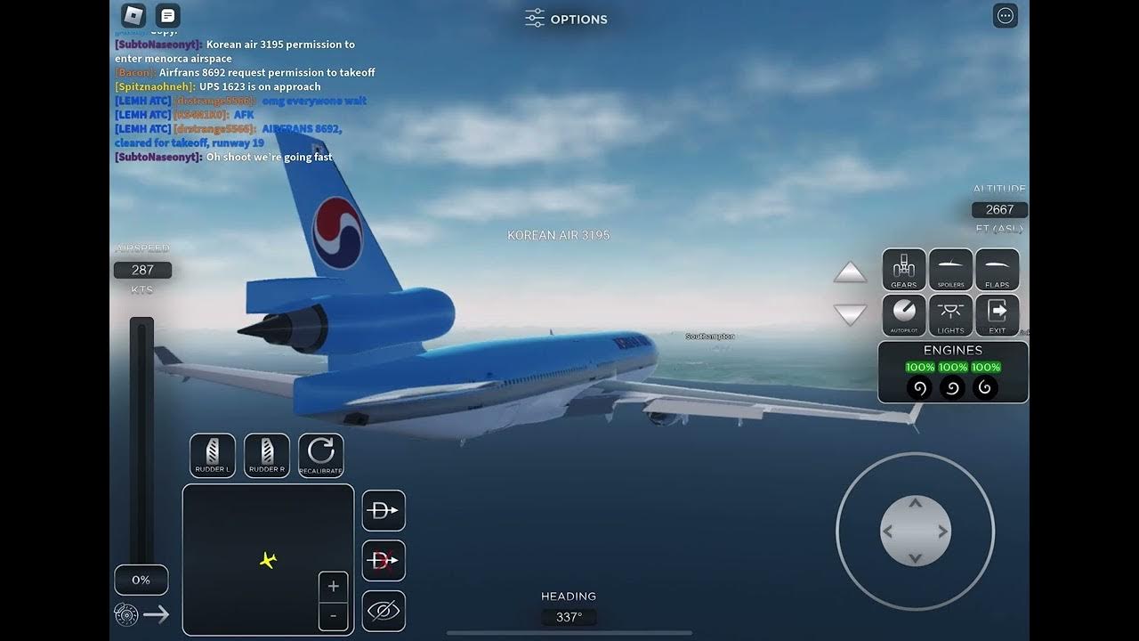 Project flight landing and takeoff - YouTube