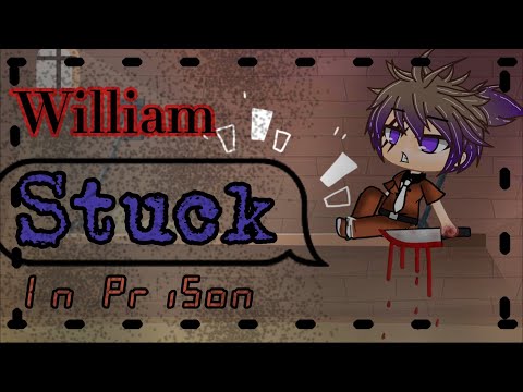 Gacha club William afton in prison for 24 hours/reaction video || • B U N N Y • ||