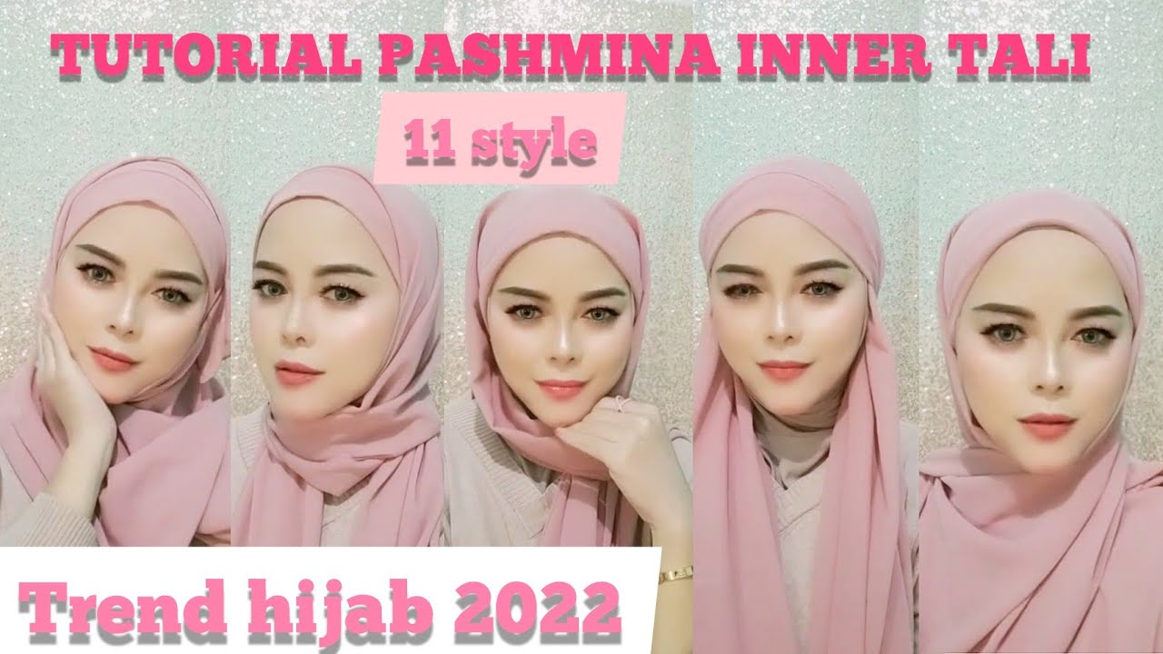 TUTORIAL HIJAB PASHMINA SIMPLE ALA SELEBGRAM KEKINIAN | Pashmina inner ...