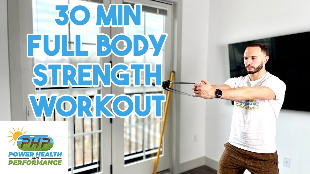 30 Minute Full Body Strength Workout with Resistance Band - YouTube
