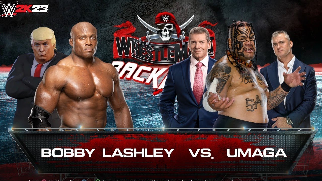 Full Match - Bobby Lashley vs. Umaga: WrestleMania Backlash|WWE 2K23 ...