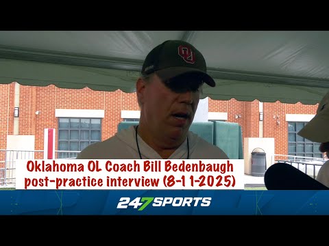 Oklahoma OL Coach Bill Bedenbaugh post-practice interview (Fall Camp) - 8/11/2025