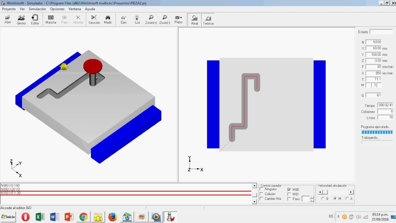Maquinado 2 WinUnisoft - YouTube