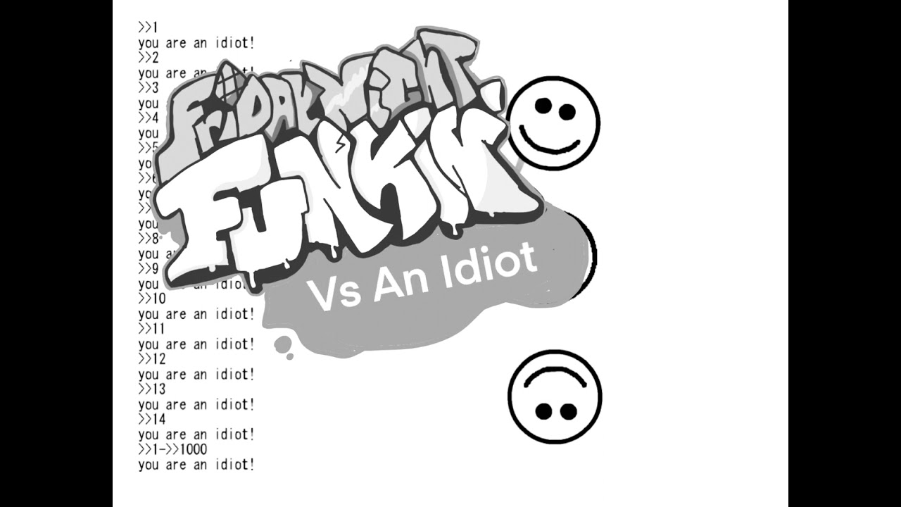 Vs An Idiot fnf Official OST Song 1:Idiot - YouTube