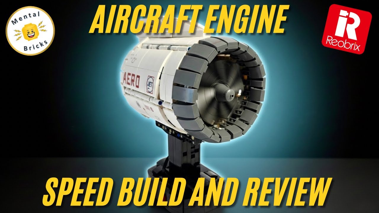 Building a real working “LEGO” Jet Engine! Reobrix - YouTube