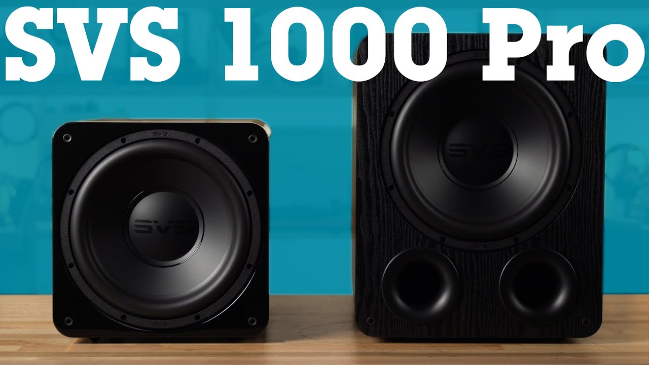 SVS SB-1000 Pro and PB-1000 Pro powered subwoofers | Crutchfield - YouTube