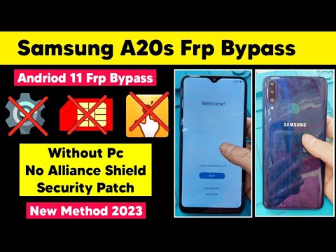 Samsung A20s (SM-A207F) Frp Bypass Android 11/12 | Samsung A20s Google ...