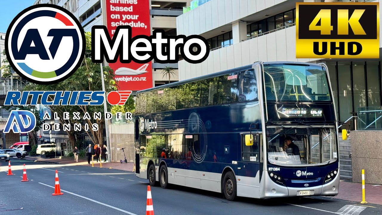 [Auckland Transport AT Metro Bus: 95B Bayview to Britomart] Alexander ...