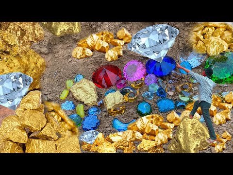 Finding Worlds Best Diamond, Gold, Gem and Crystals at the hillside-how ...