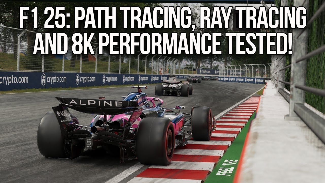F1 25 Path Tracing, Ray Tracing, Raster Performance Compared At 3 ...