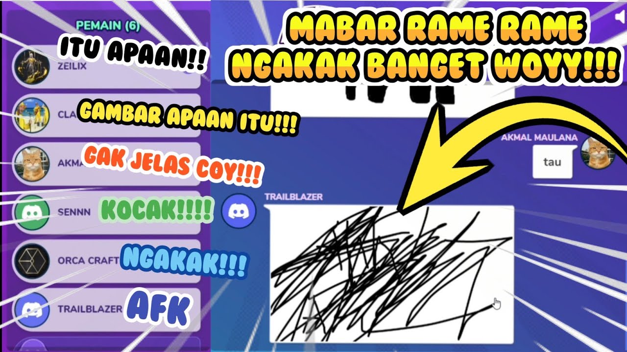 AKU DAN TEMAN TEMAN KU MABAR GAME TEBAK GAMBAR BIKIN NGAKAK - YouTube
