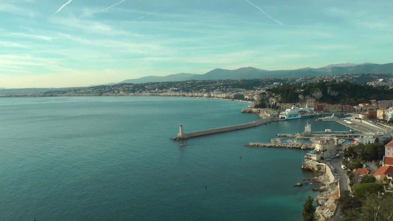 impressive view of Nice, France from Mt. Boron Scenic Overlook - YouTube