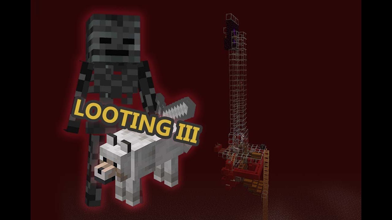 Dog Swapping Wither Skeleton Killing Mechanism - Minecraft JE - YouTube