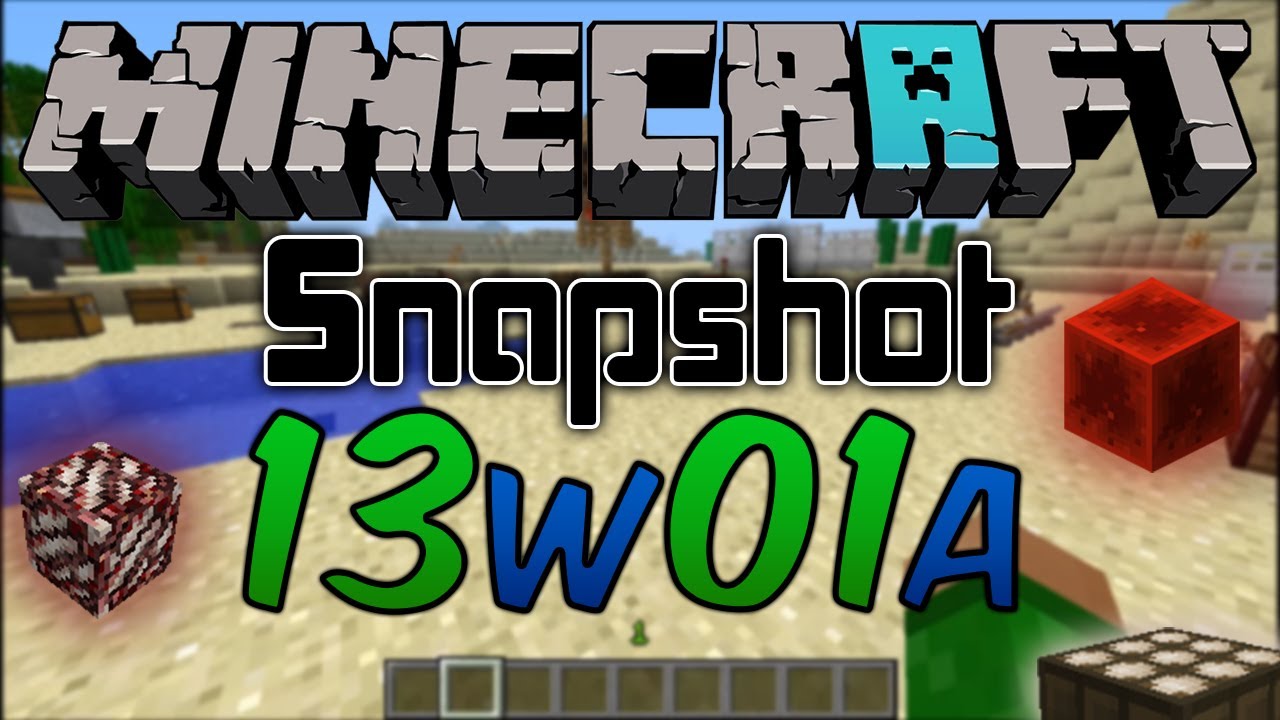 Minecraft 1.5 - Änderungen & Download - 13w01a - YouTube