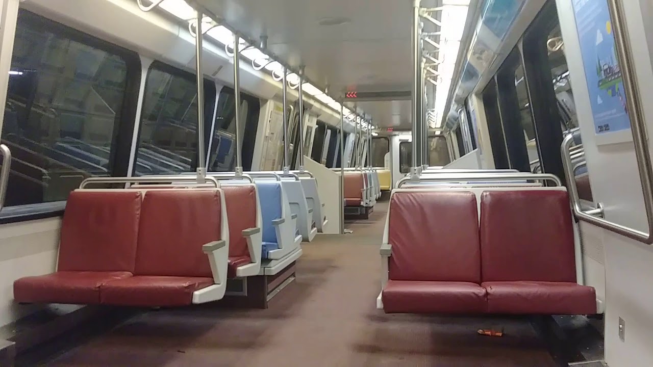 WMATA Metrorail 2007 Alstom 6000 Series #6178 Ride on the Blue Line ...