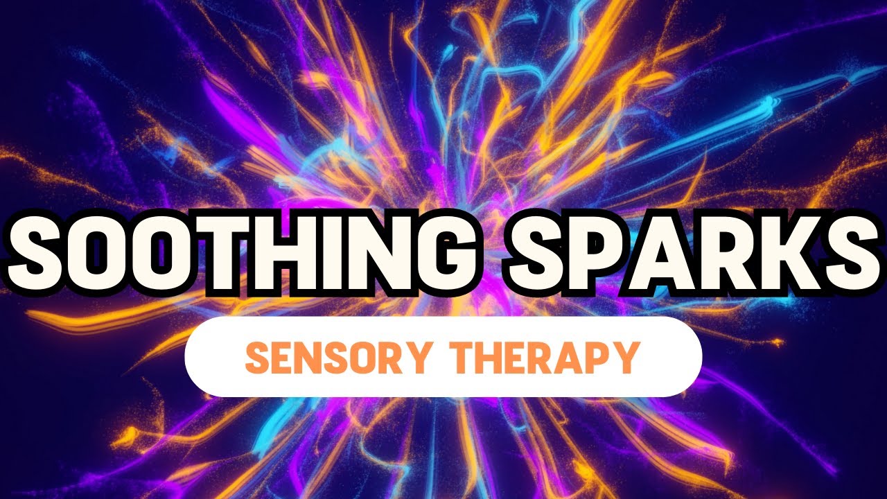 Electric Sparks and Relaxing Music || Autism Sensory Therapy - YouTube