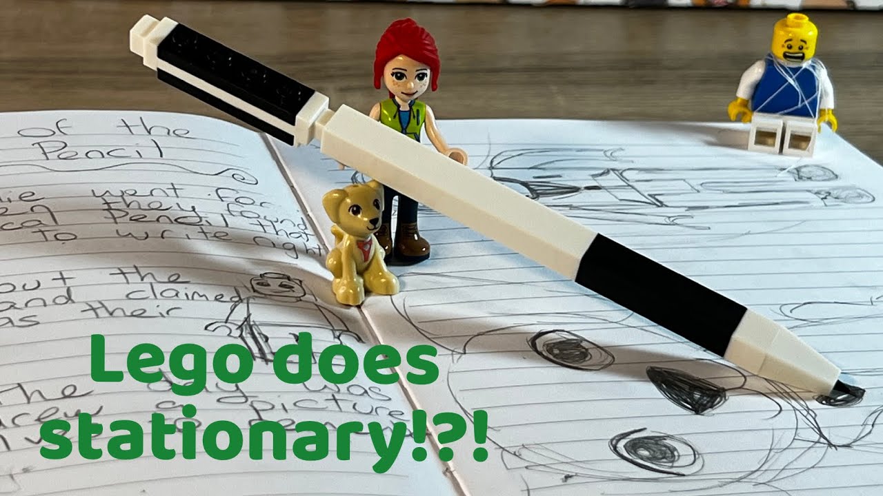 Opening and using the LEGO Mechanical Pencil (and a few shoutouts and ...