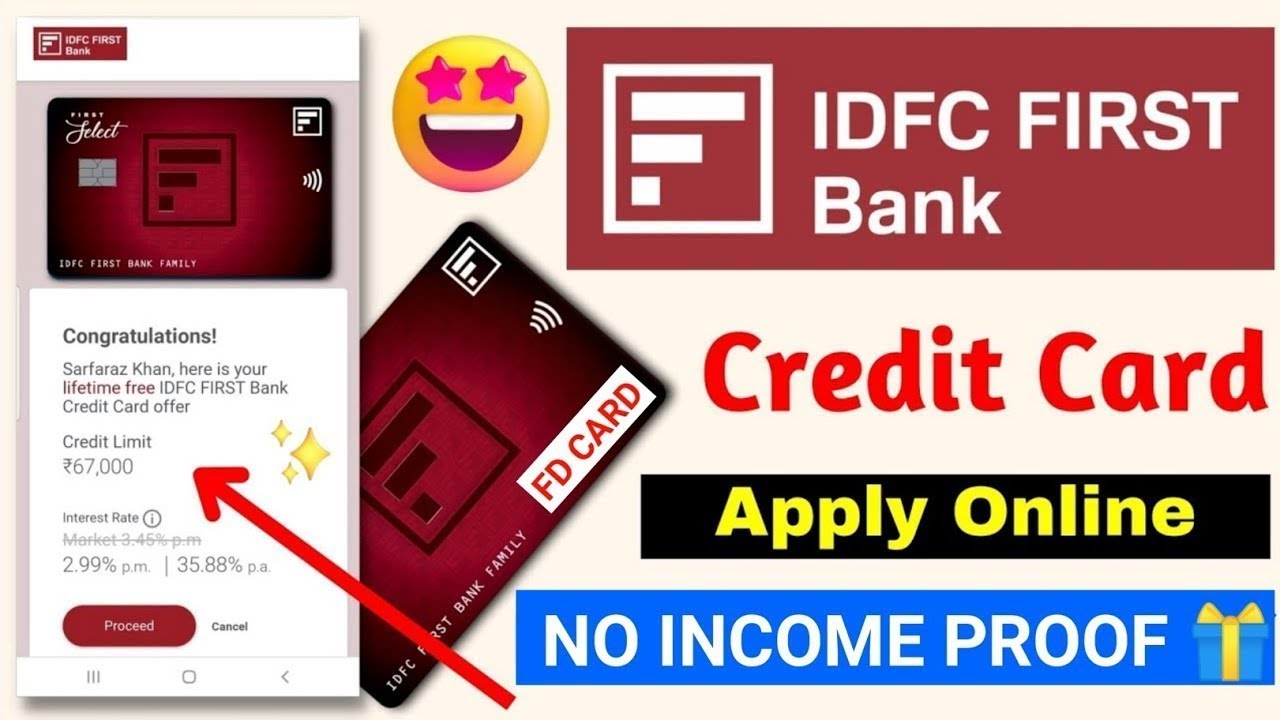 IDFC First Bank Credit Card Apply Online - How To Apply Idfc Bank ...