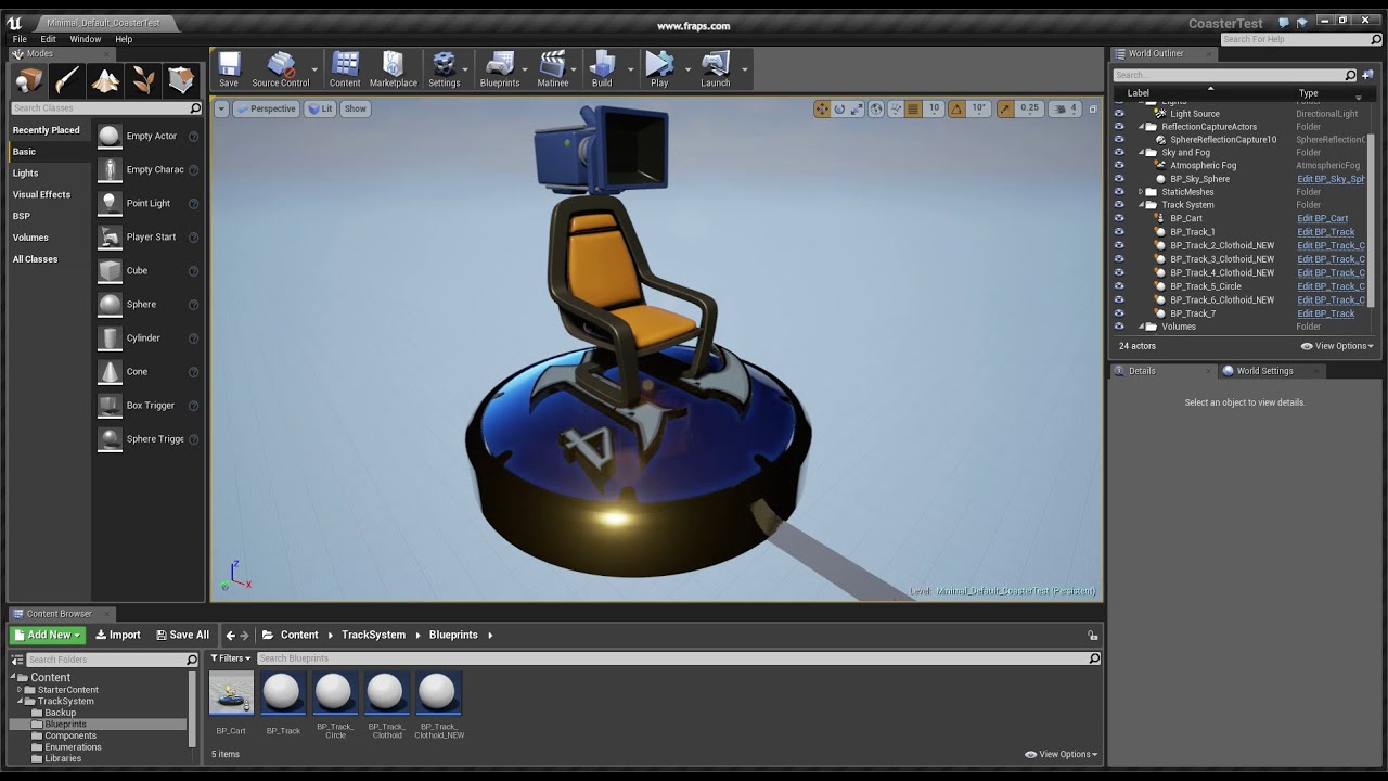 Unreal Engine 4 - Roller Coaster System - YouTube