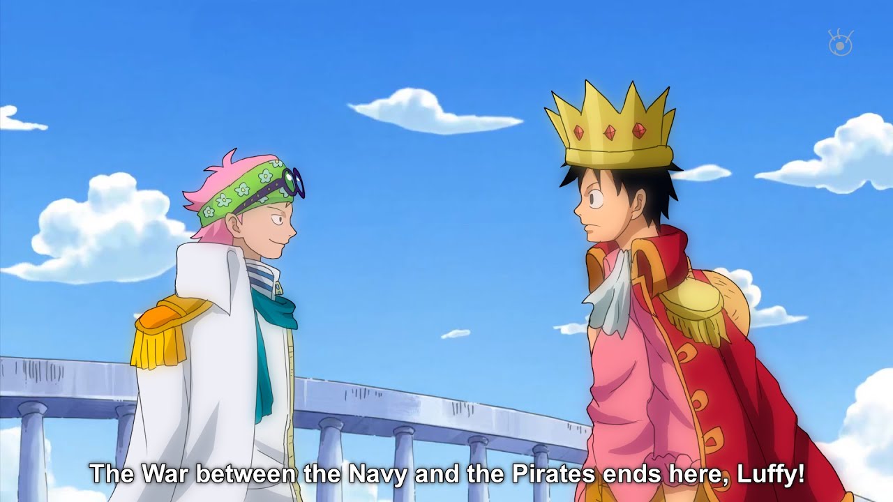Pirate King Luffy and Fleet Admiral Koby Make a Peace Agreement - One ...