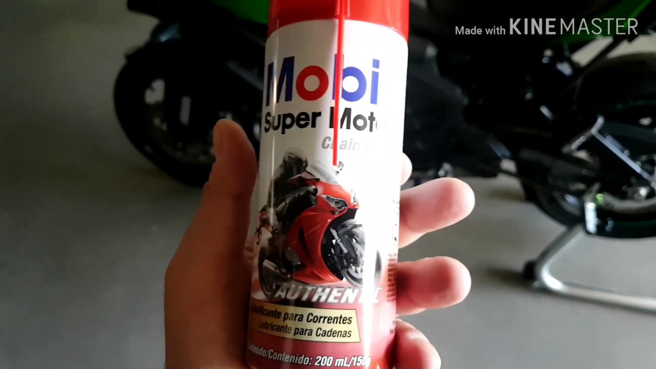 Testando Chain Lube da Mobil - YouTube