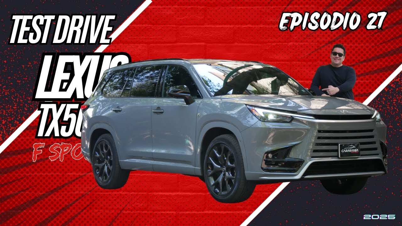 Lexus TX500 h F Sport ¡SUV para 6, deportivo e híbrido! - YouTube