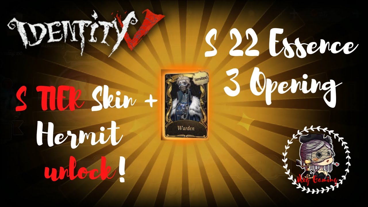 GOLDEN LIMITED HERMIT | Identity V Essence Opening - YouTube