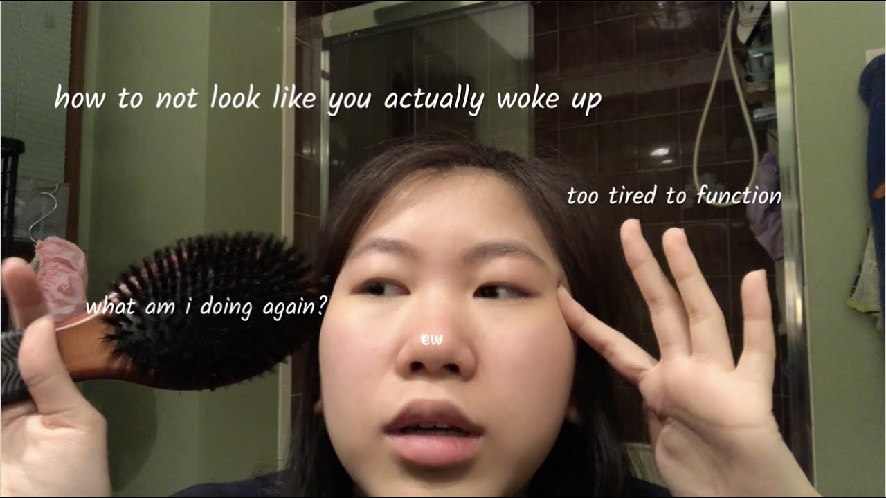 how to not look like you just woke up - YouTube