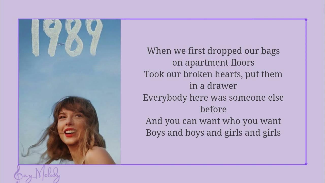Taylor Swift - Welcome To New York lyrics - YouTube