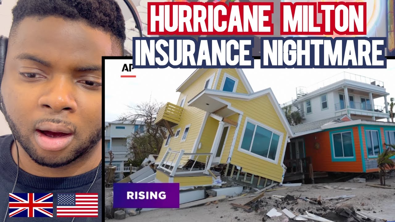 Brit Reacts To HURRICANE MILTON - INSURANCE REFUSING TO PAY! - YouTube