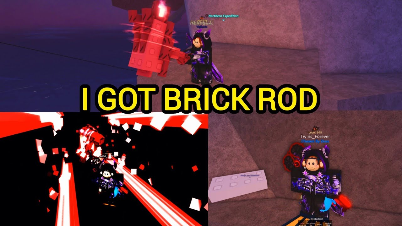 I Got the New Secret Brick Rod in Fisch |All steps - YouTube