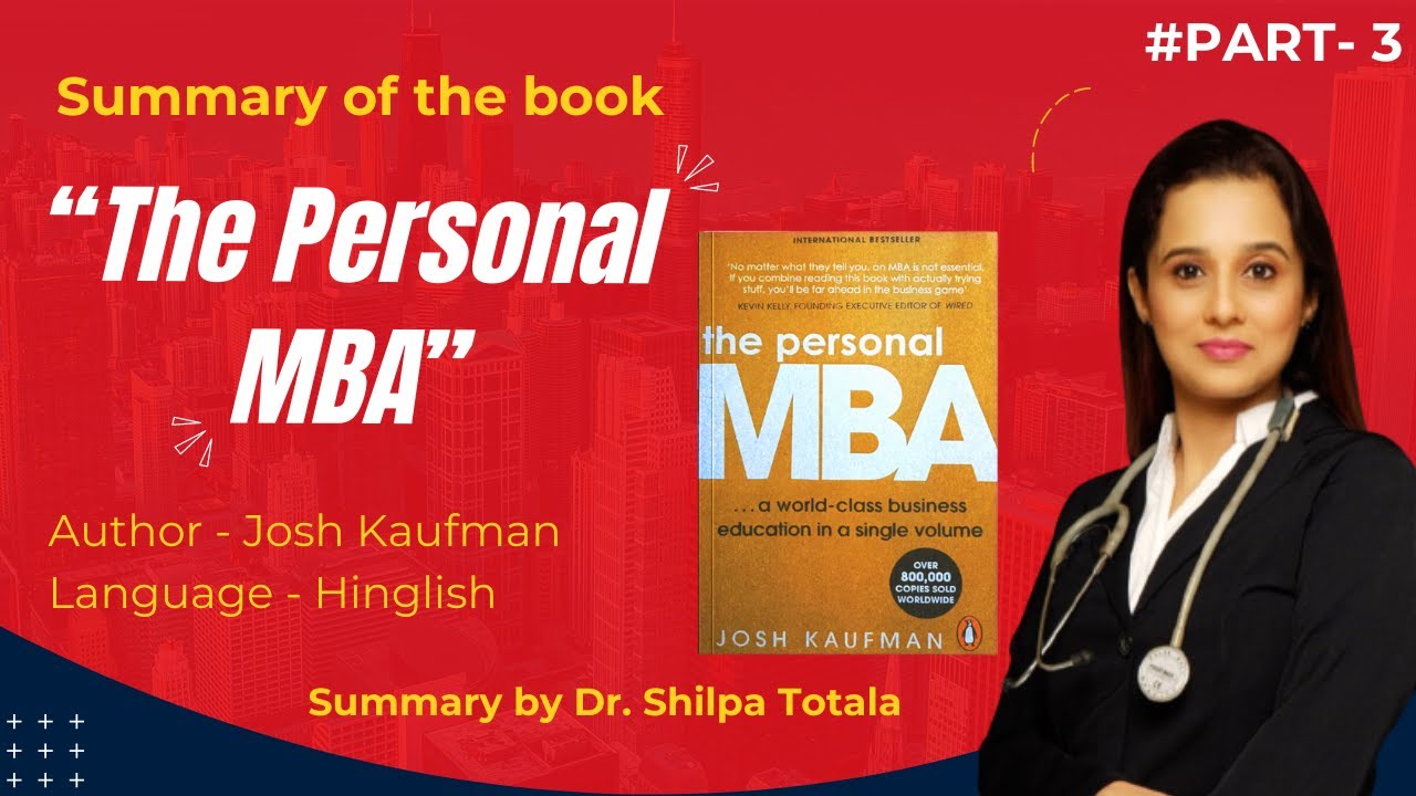 Summary of book - The Personal MBA - Part 3 - YouTube