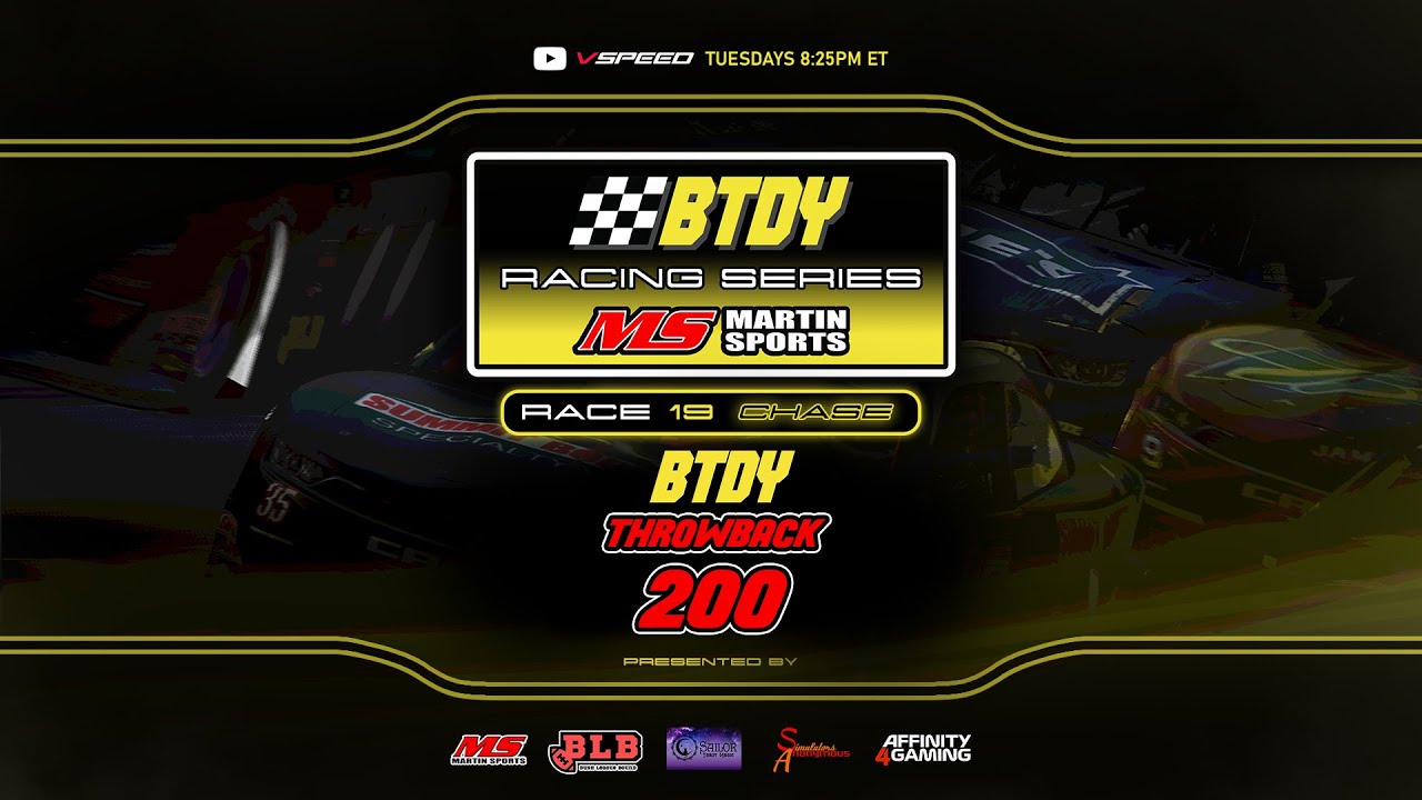 BTDY Martin Sports Racing Series / RACE 19 BTDY Throwback 200 at ...