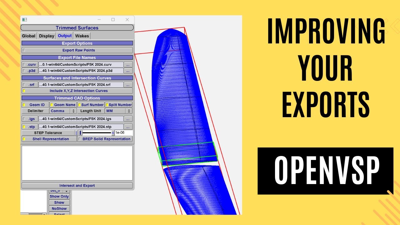 Improving your exports in OpenVSP - YouTube