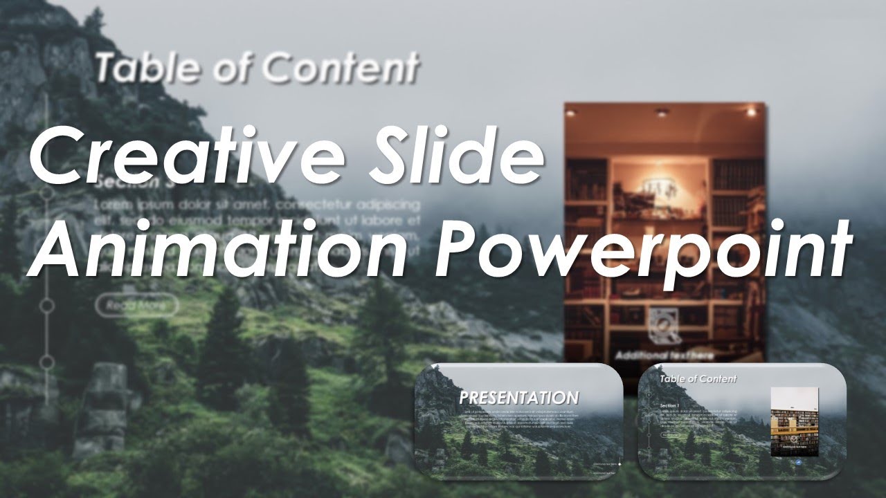 Free Template Powerpoint Creative Slide Animation | Morph Transition ...