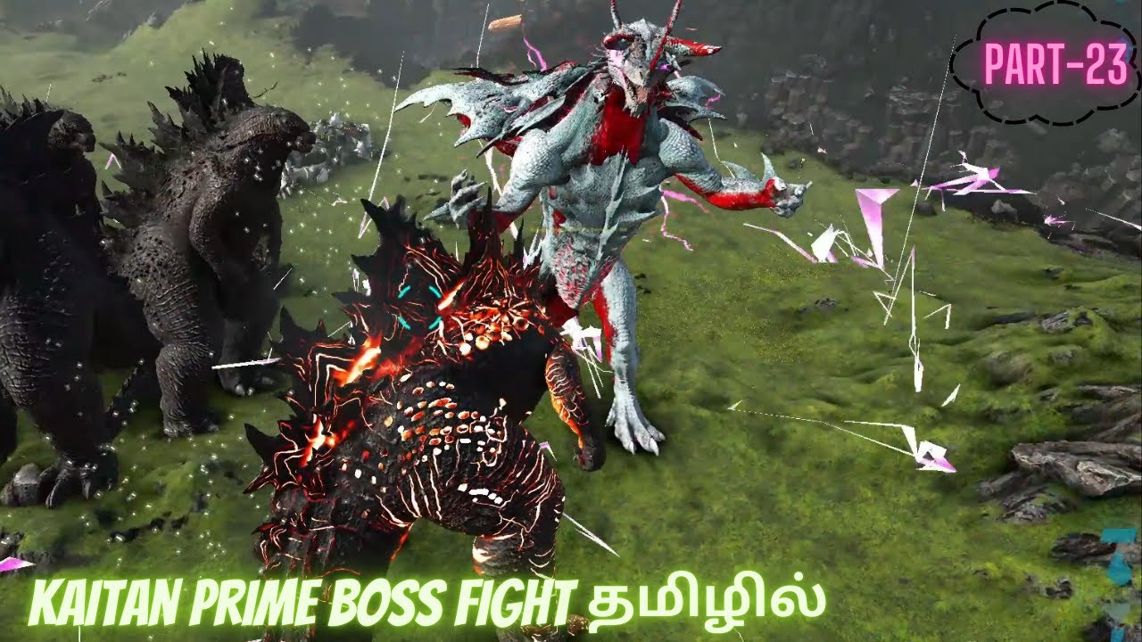 Boss fight Kaitan prime boss in ark survival evolved in kaiju mod PART ...