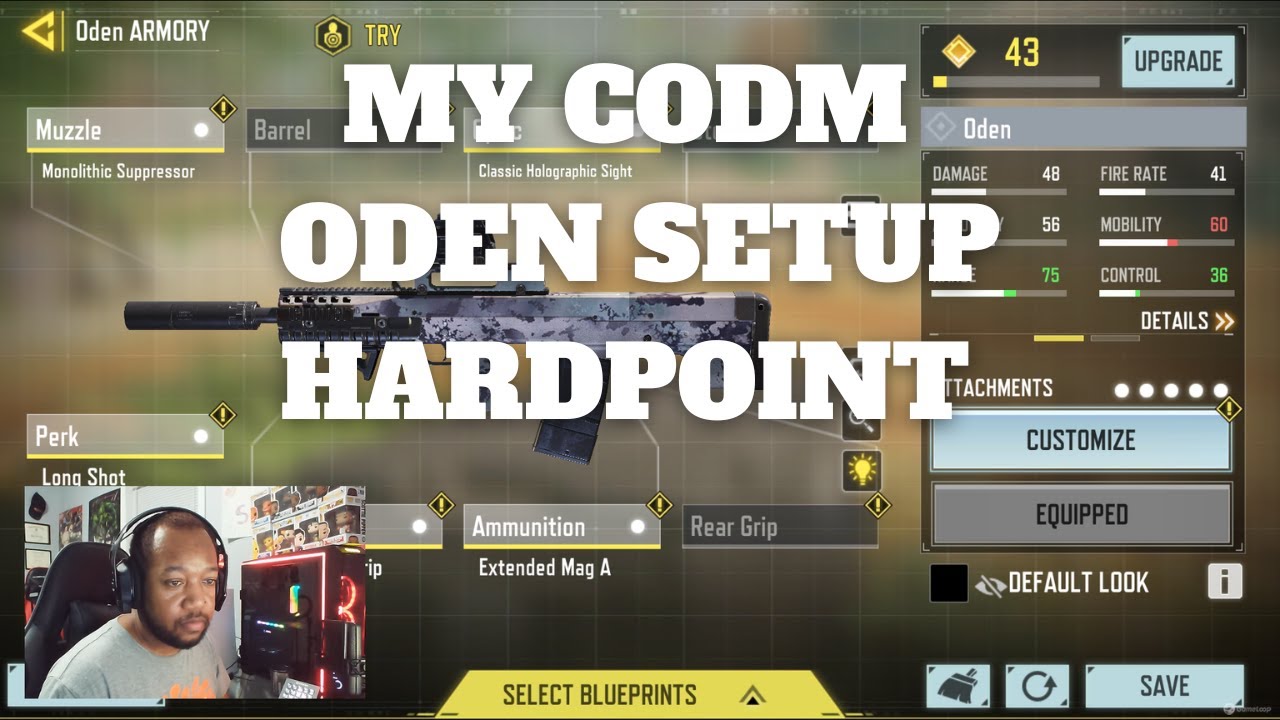 My #codm Oden setup - YouTube