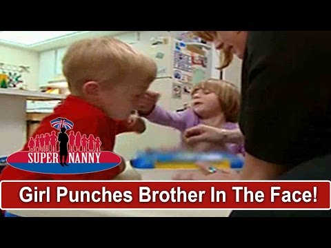 Angry 4yr Old Punches Big Brother In The Face | Supernanny