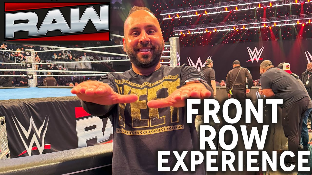 WWE Monday Night RAW | VLOG - Front Row Experience - 1.27.25 - YouTube