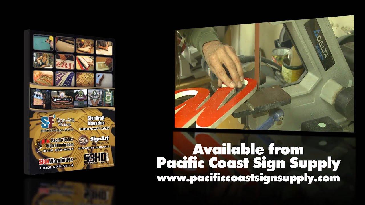 Sandblasted Carved and Routed Signs made easy - YouTube