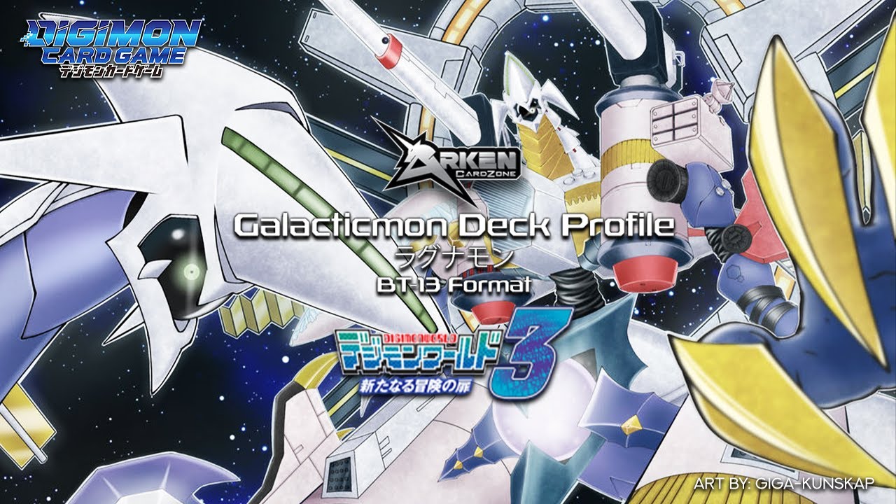 Digimon Card Game - Galacticmon Deck by Zeta【BT-13 JP Format】 - YouTube