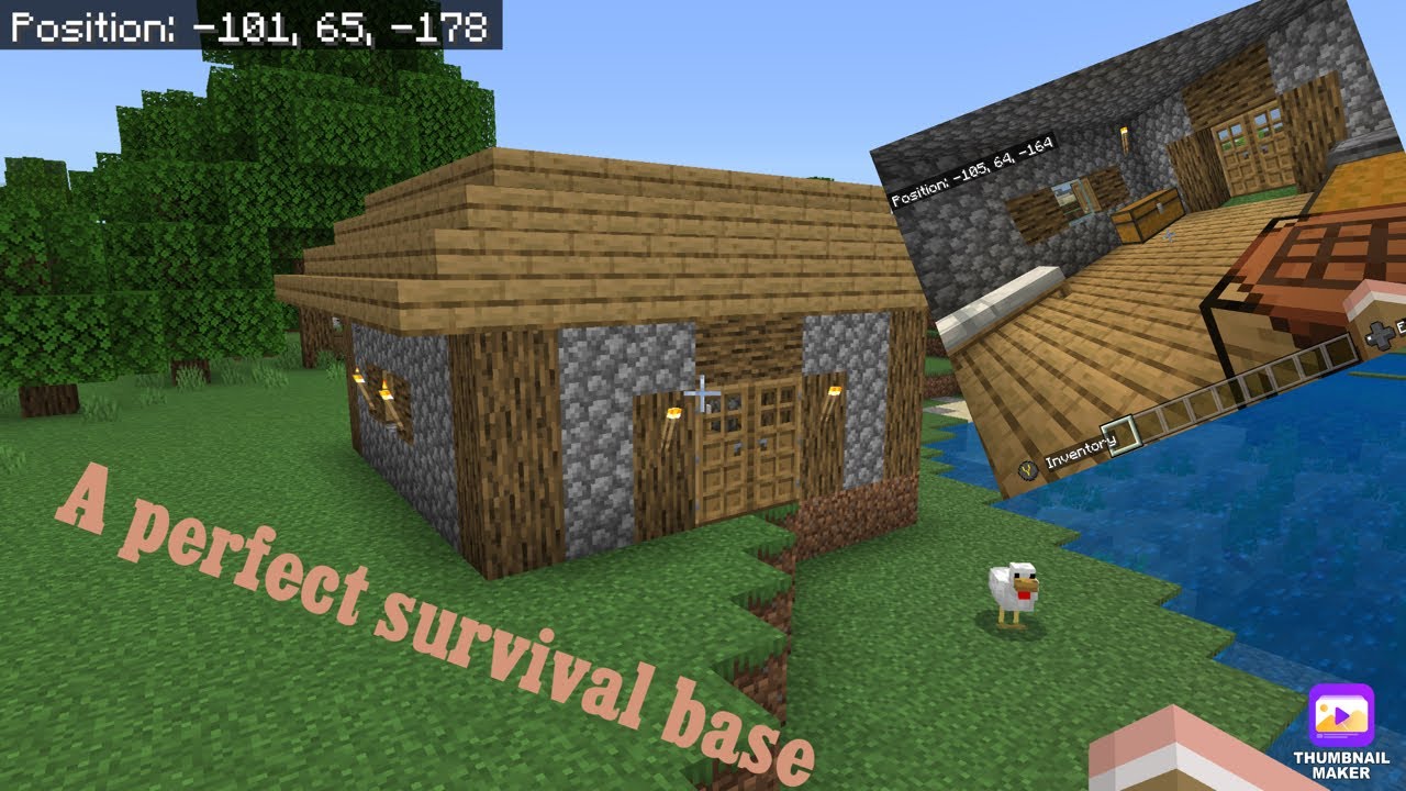 How to build a Perfect Survival Base in Minecraft - YouTube