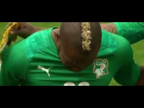 Serey Die crying during Ivory Coast anthem vs Colombia