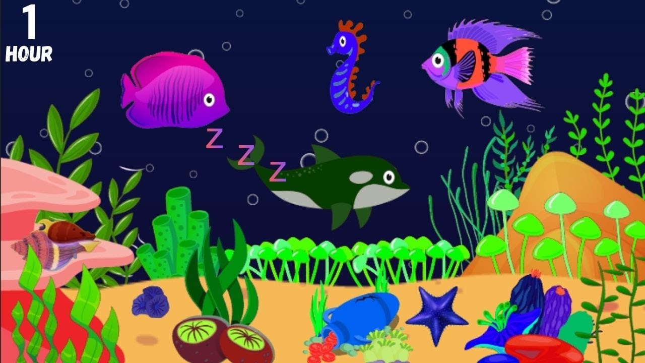 Deep Sea Sleeping Melody Relaxing Aquarium Fish🐠& Gentle Night ...
