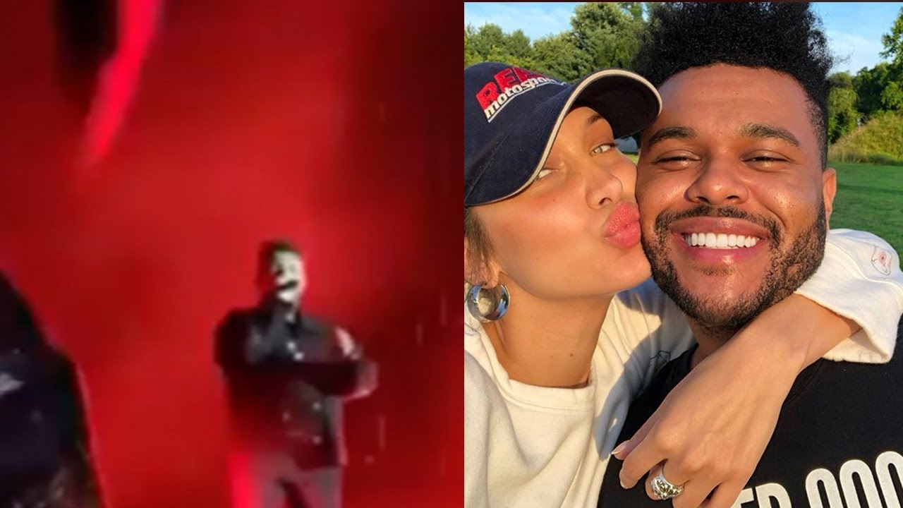 The Weeknd ESCAPES DEATH As Stage Equipment Nearly FALLS On Him! - YouTube