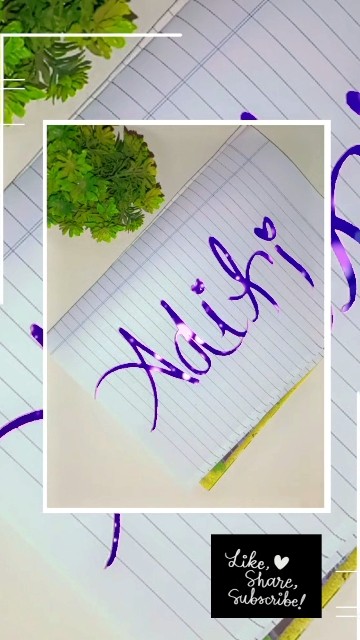 Aditi 💗 / Magic' calligraphy ideas ♥️ #calligraphy #artandcraft #art # ...