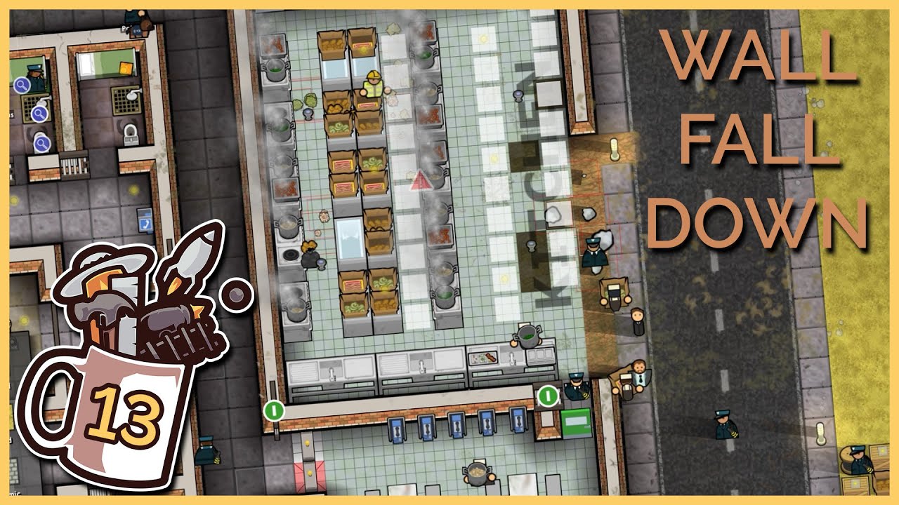 Kitchen Subsidence | Prison Architect #13 - YouTube
