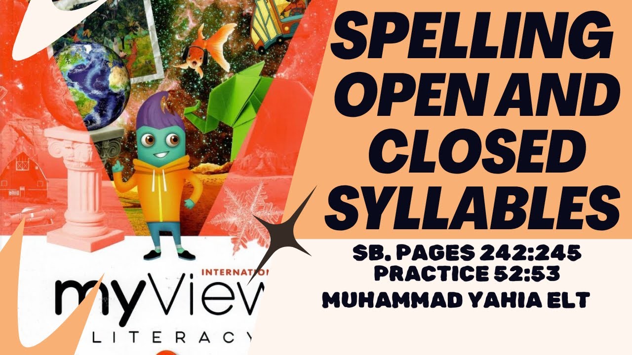 Grade 5 Spelling Lesson | Open and Closed Syllables (V/CV and VC/V ...