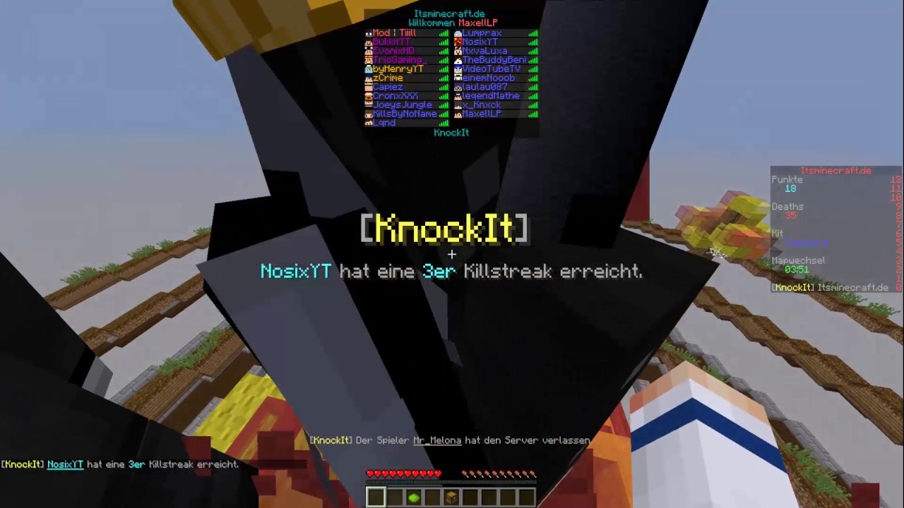 Minecraft KnockIt #01 | MaddMaxell - YouTube