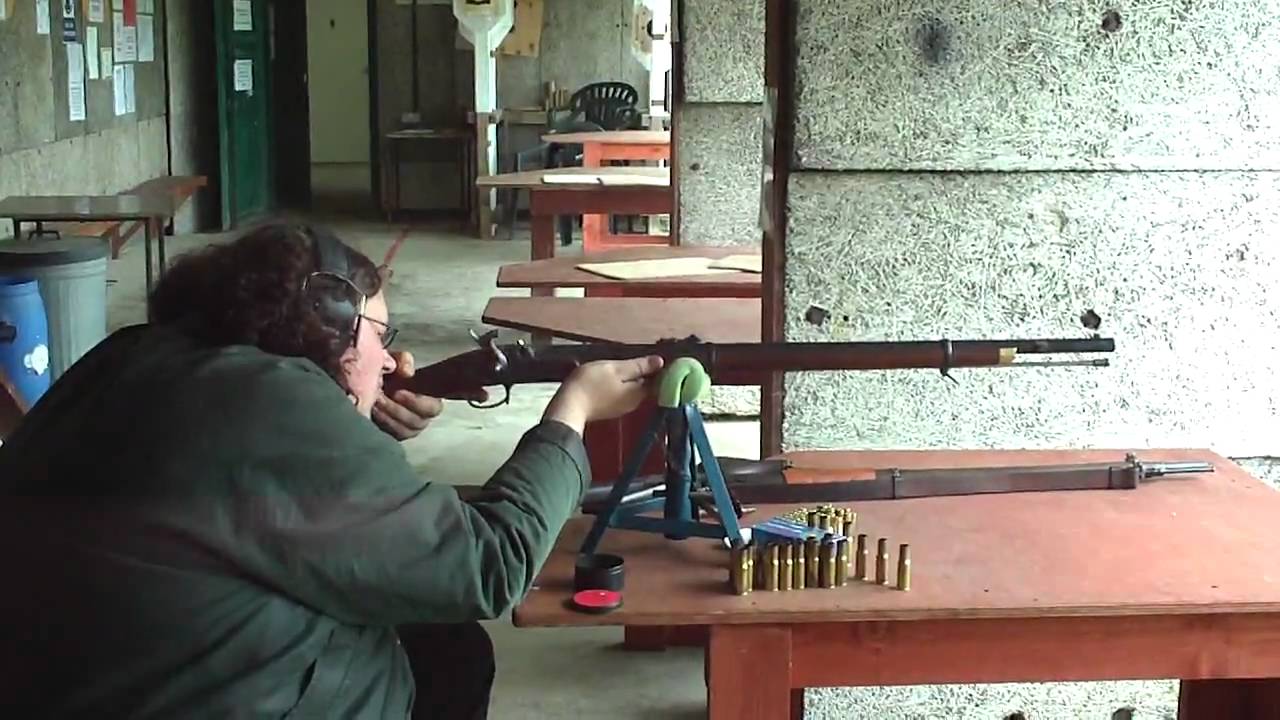 Loading and shooting a 577 Enfield - YouTube